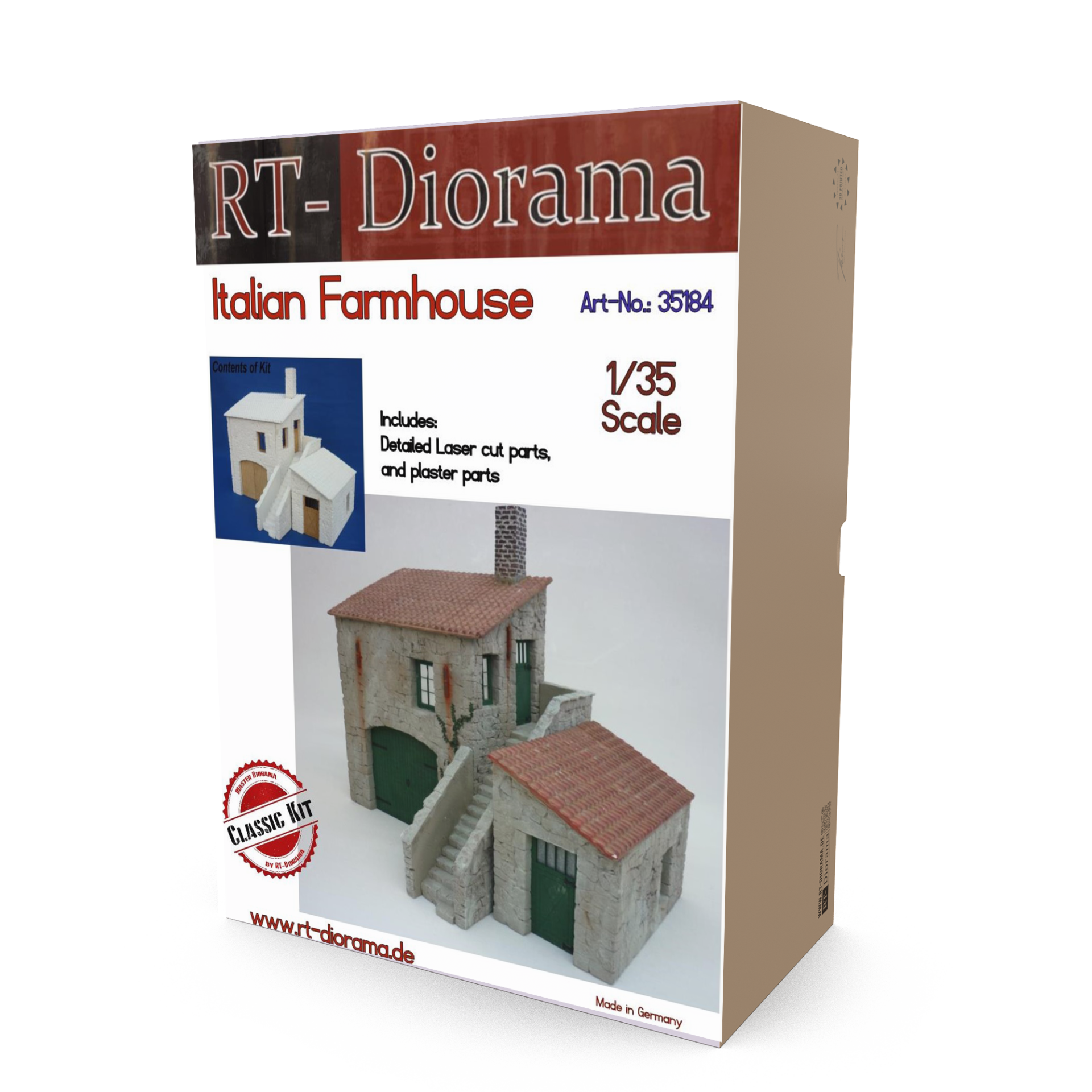 Italian Farmhouse – RT-Diorama