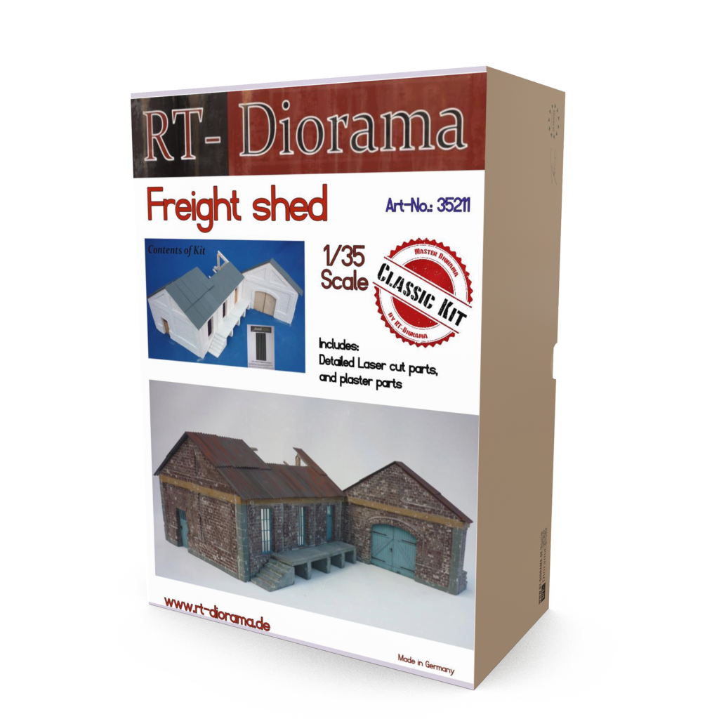 Freight Shed (Modular System) - RT-Diorama