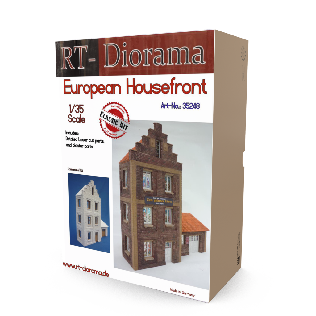 European House Front (Modular System) - RT-Diorama