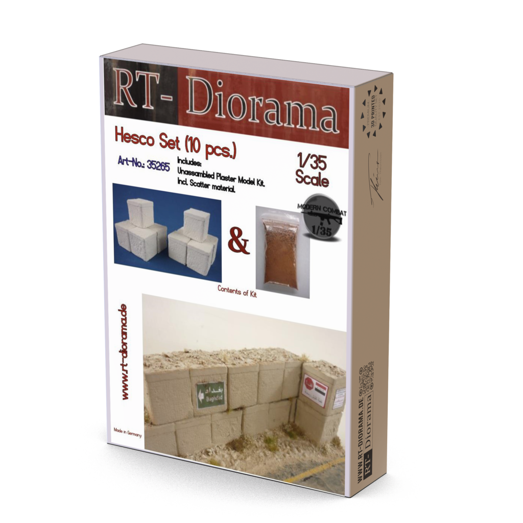 Hesco Set 10 pcs. - RT-Diorama