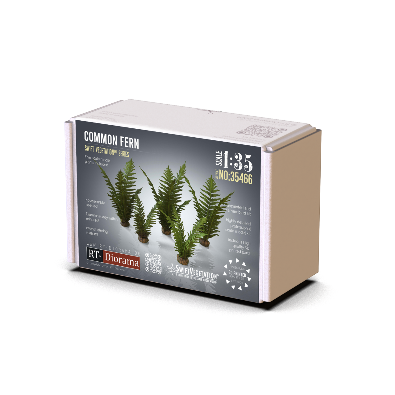 Common Fern Set – RT-Diorama