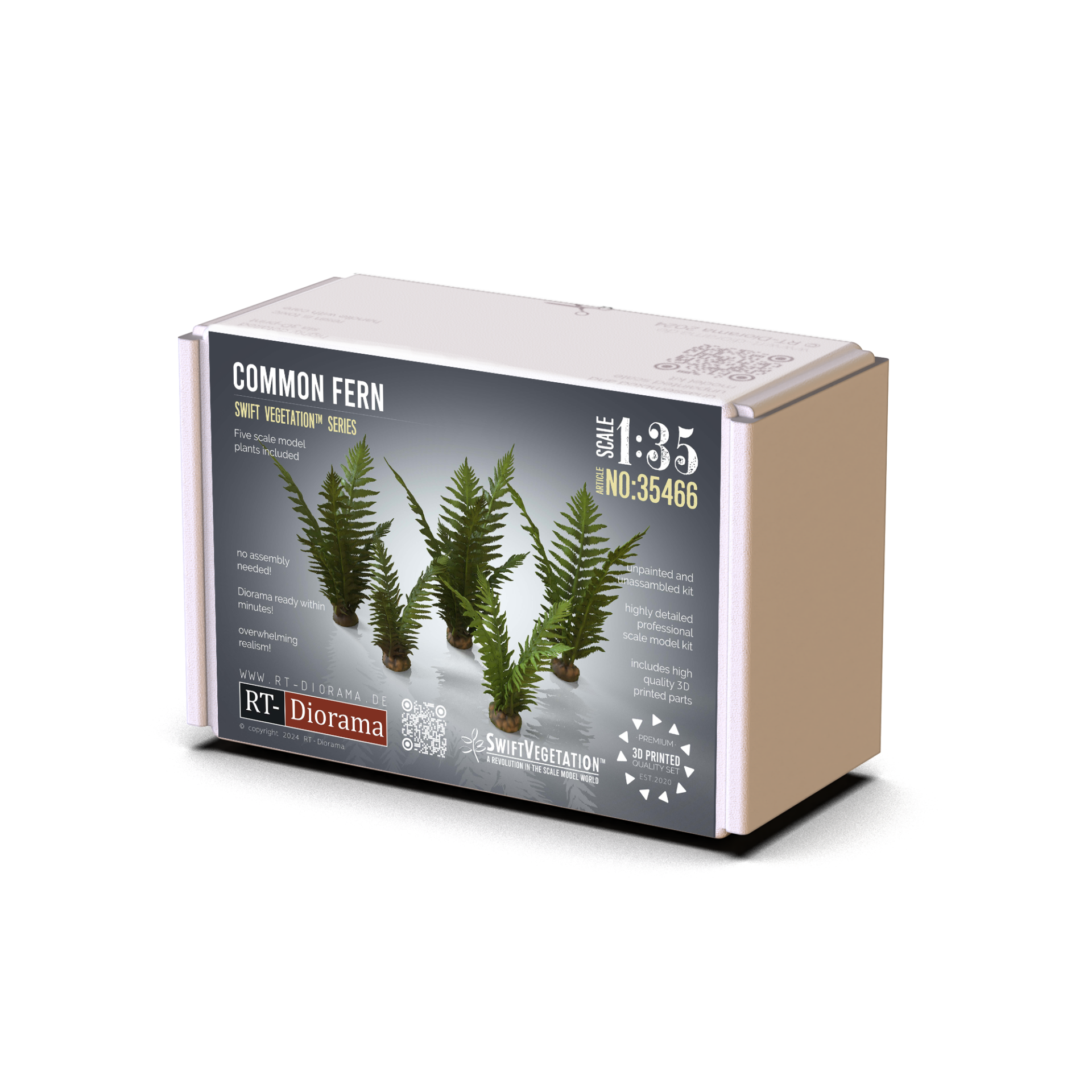 Common Fern Set – RT-Diorama