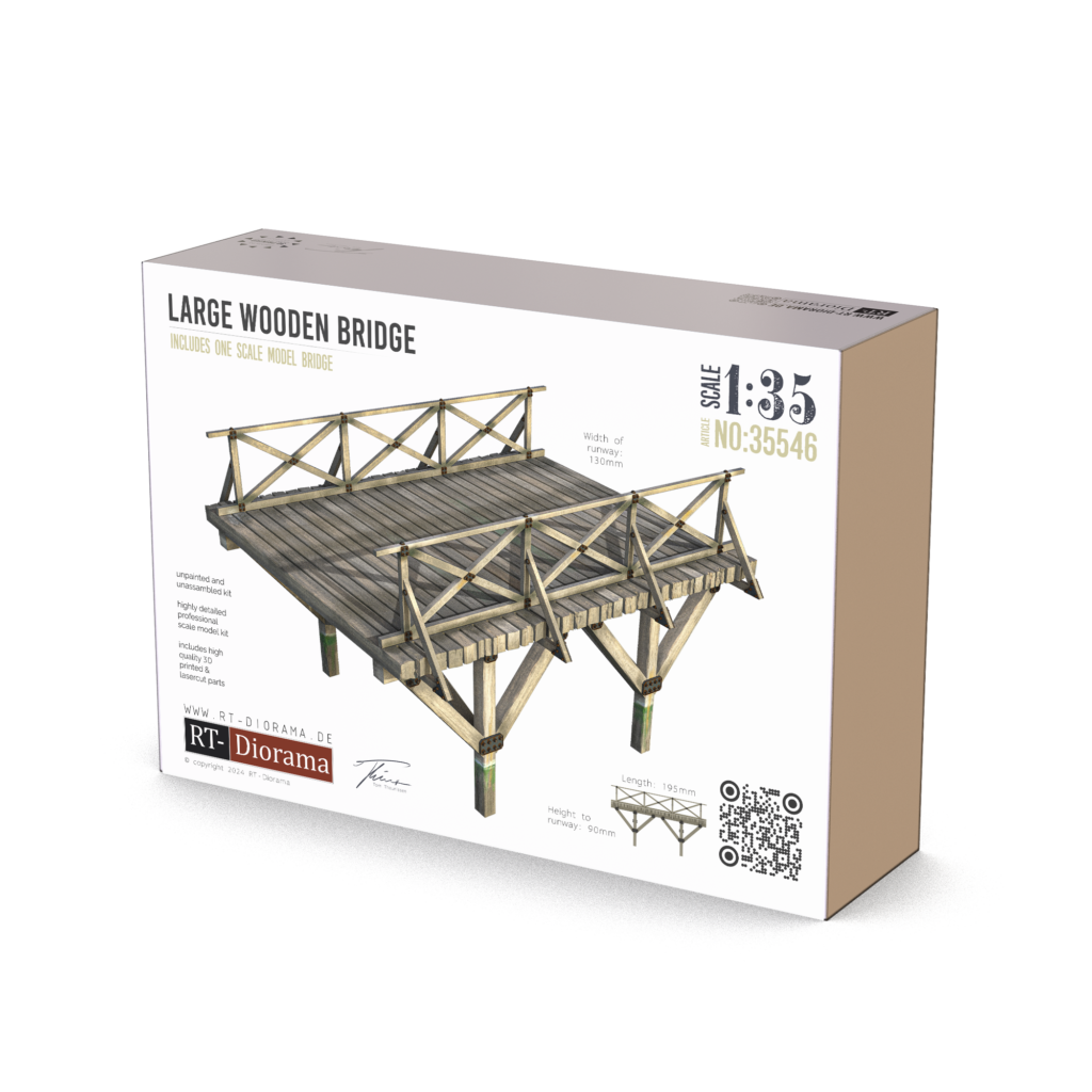 Large Wooden Bridge - RT-Diorama