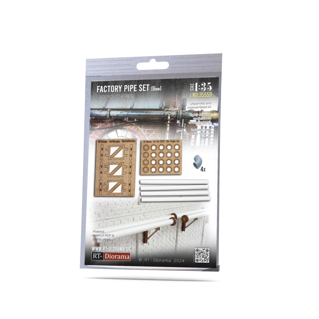 Factory Pipe Set 6mm - RT-Diorama