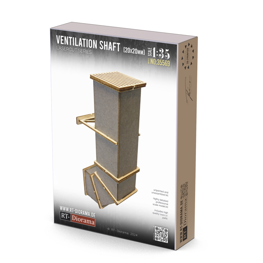 Ventilation shaft 20x20mm - RT-Diorama