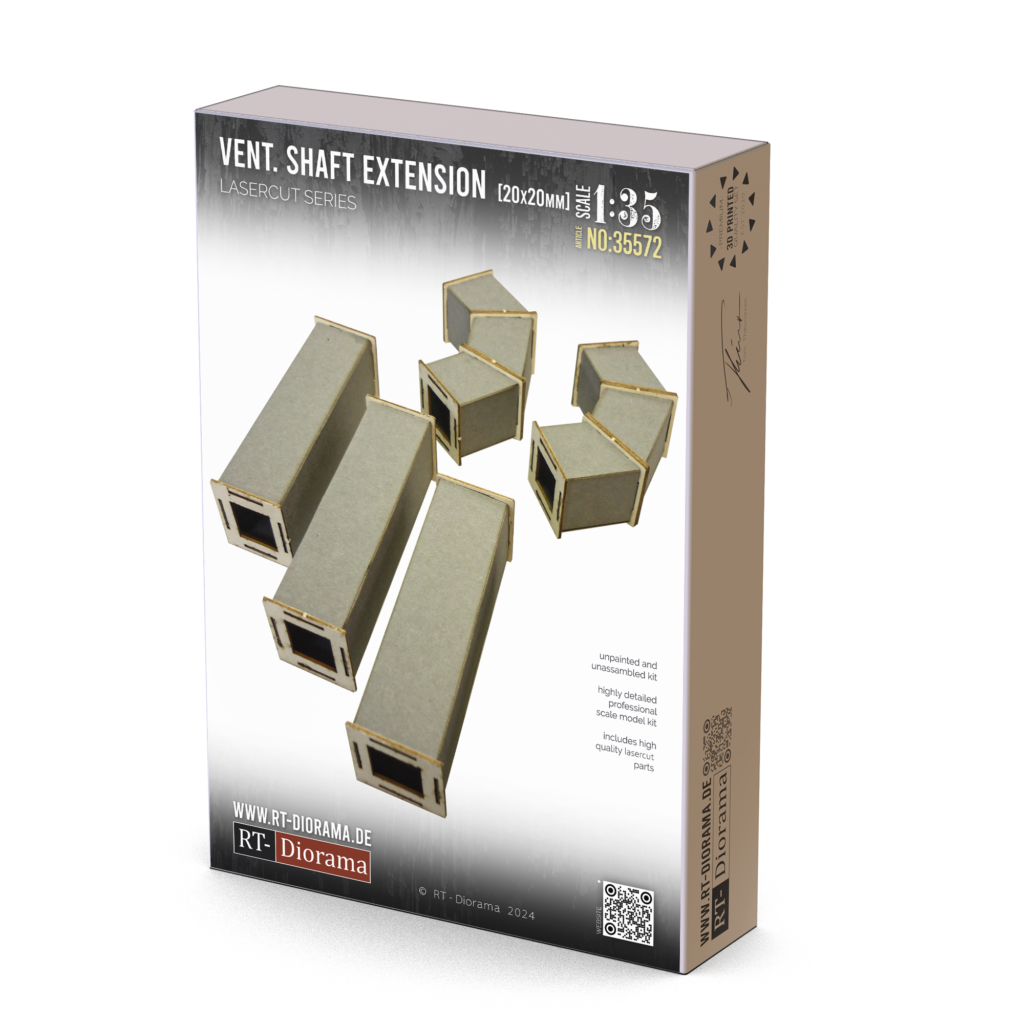 Ventilation shaft 20x20mm expansion - RT-Diorama
