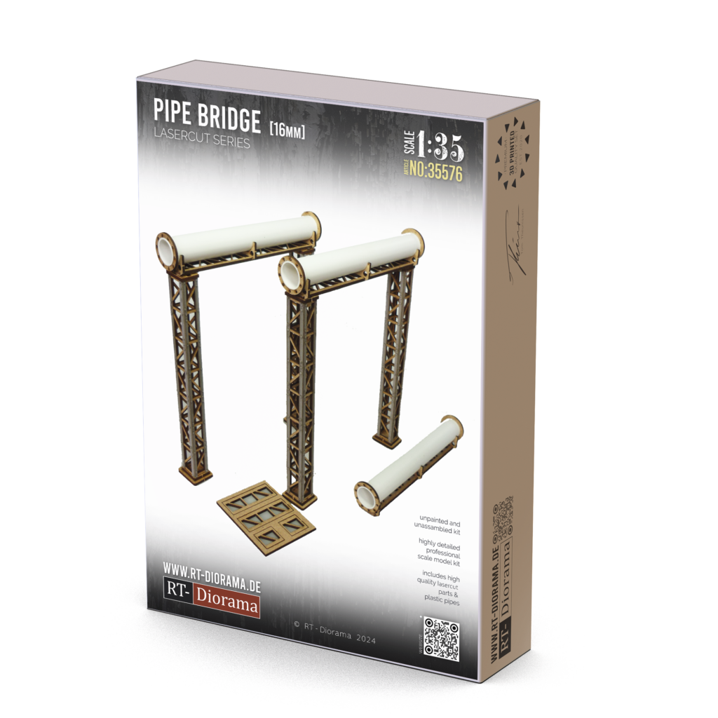 Pipe Bridge 16mm - RT-Diorama