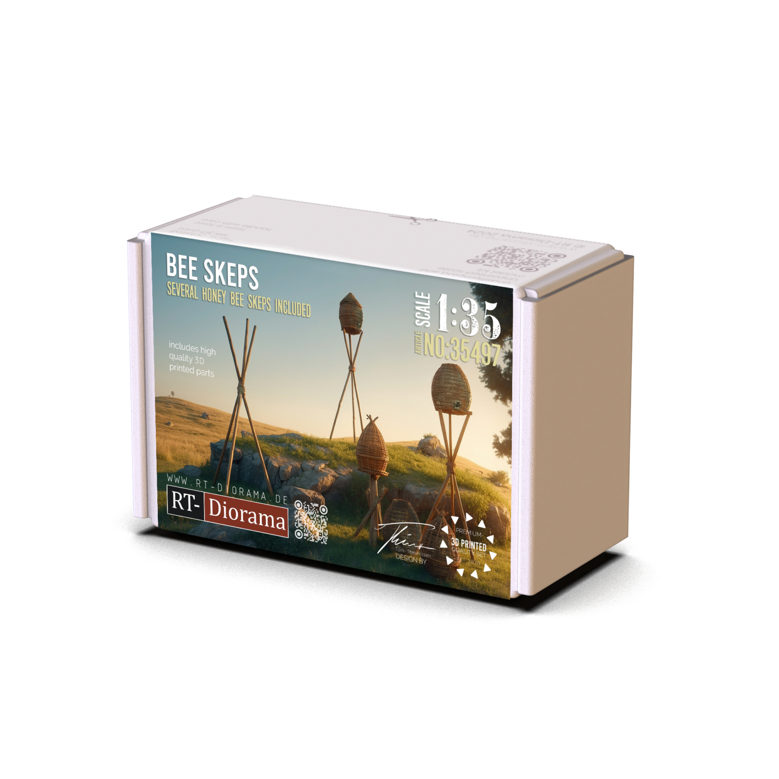Extension Set f. round Poles (6mm) - RT-Diorama