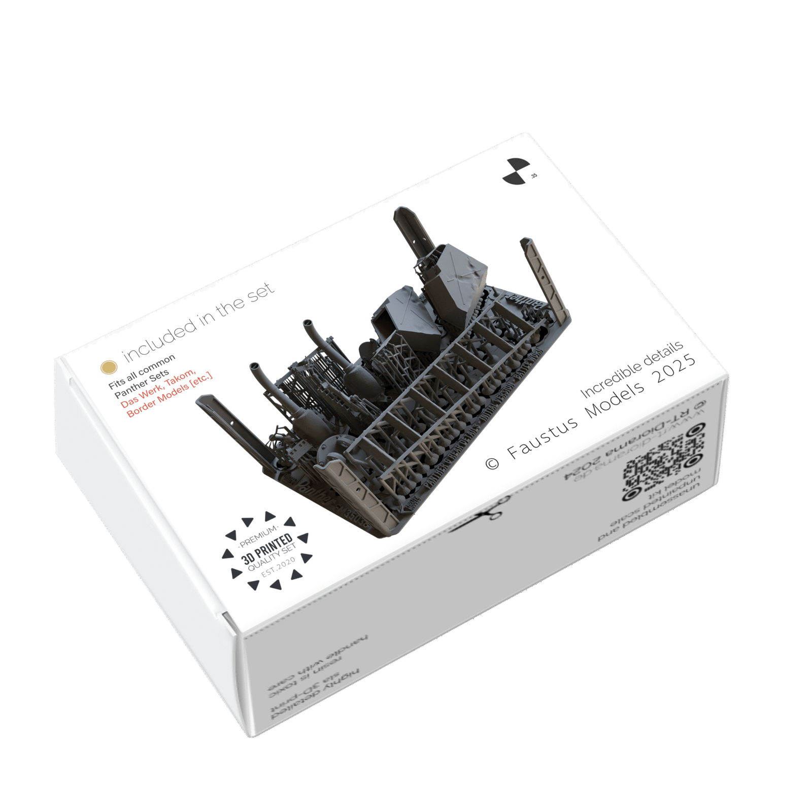 Panther G Rear Details – Initial Version – Battle Worn – RT-Diorama